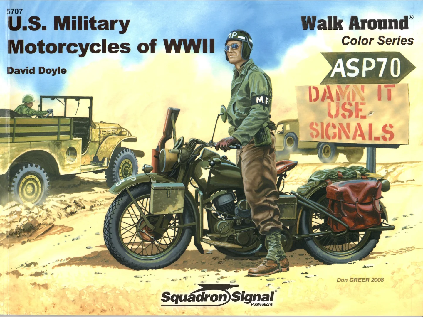 WWII Motorcycles Color Walk Around - Squadron Signal SS5707 - NET-MAQUETTES